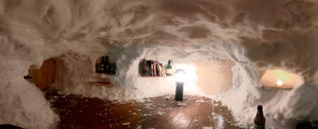 During The Storm, They Built An Igloo. When You See The Inside, Your ...