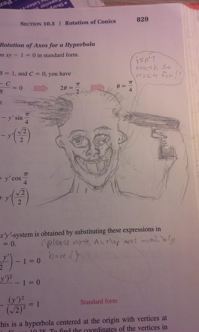 Drawing In Textbooks Is Frowned Upon But When Doodles Are This Good, It ...