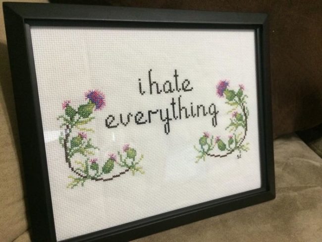 These Surprisingly Savage Cross Stitches Prove The Hobby Isn’t Just For ...