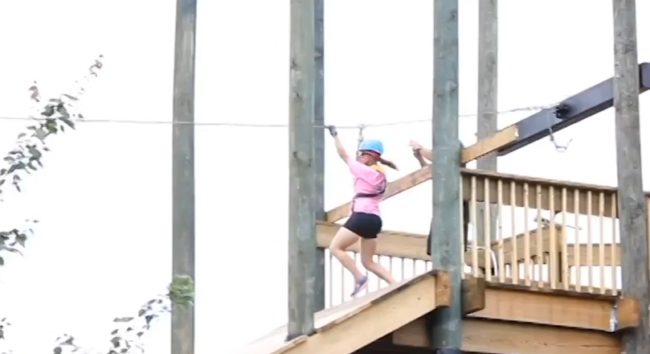 Ziplining Is Scary Enough As It Is, But Watch What Happens To Her Over ...