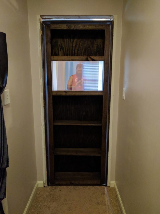 DIY Master Uses An Old PC Monitor To Make His Secret Doorway Even More ...