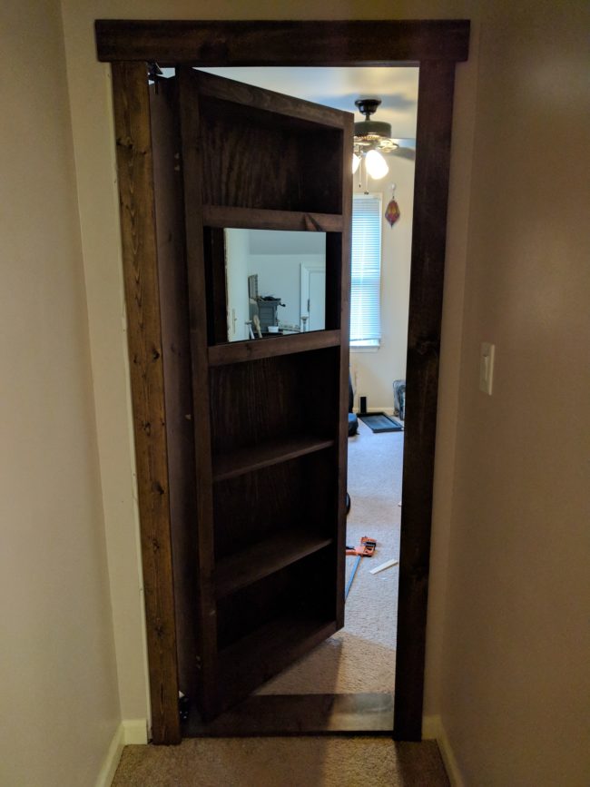DIY Master Uses An Old PC Monitor To Make His Secret Doorway Even More ...