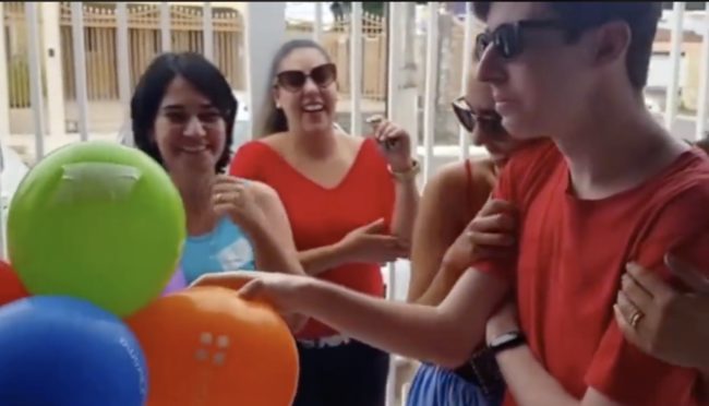 Young Man Breaks Down Looking At Balloons For An Incredible Reason ...