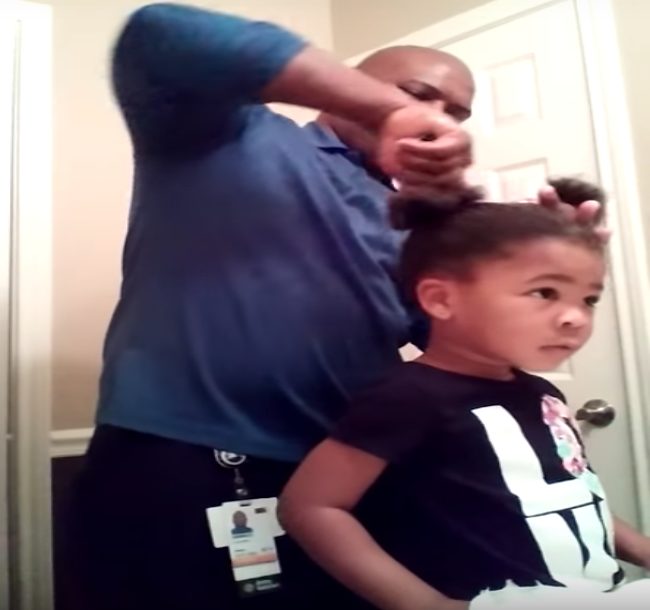 Precious Video Shows Little Girl Coaching Her Dad Through Morning Hair ...