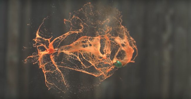 Watching Paintballs Collide And Explode In Slow Motion Is Weirdly ...